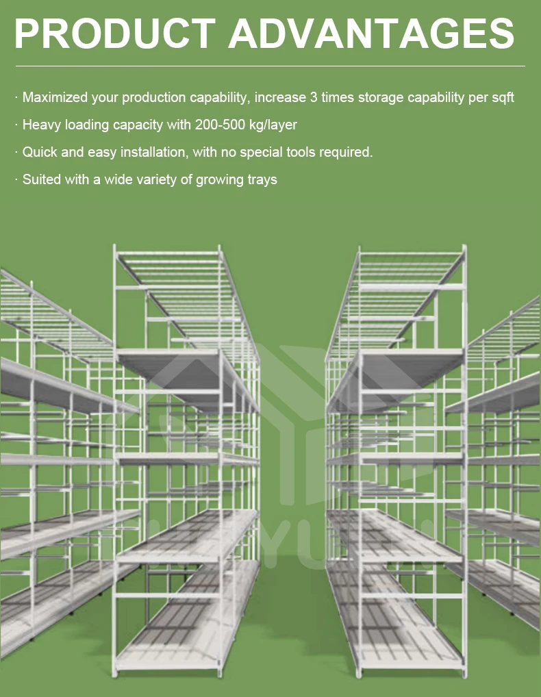 Grow Racks Vertical Indoor Farming With Vertical Ebb And Flow Hand ...