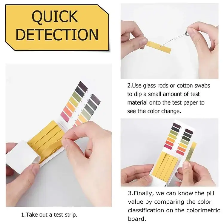 Gemc Full Range 1-14 Universal Water PH Indicator Paper