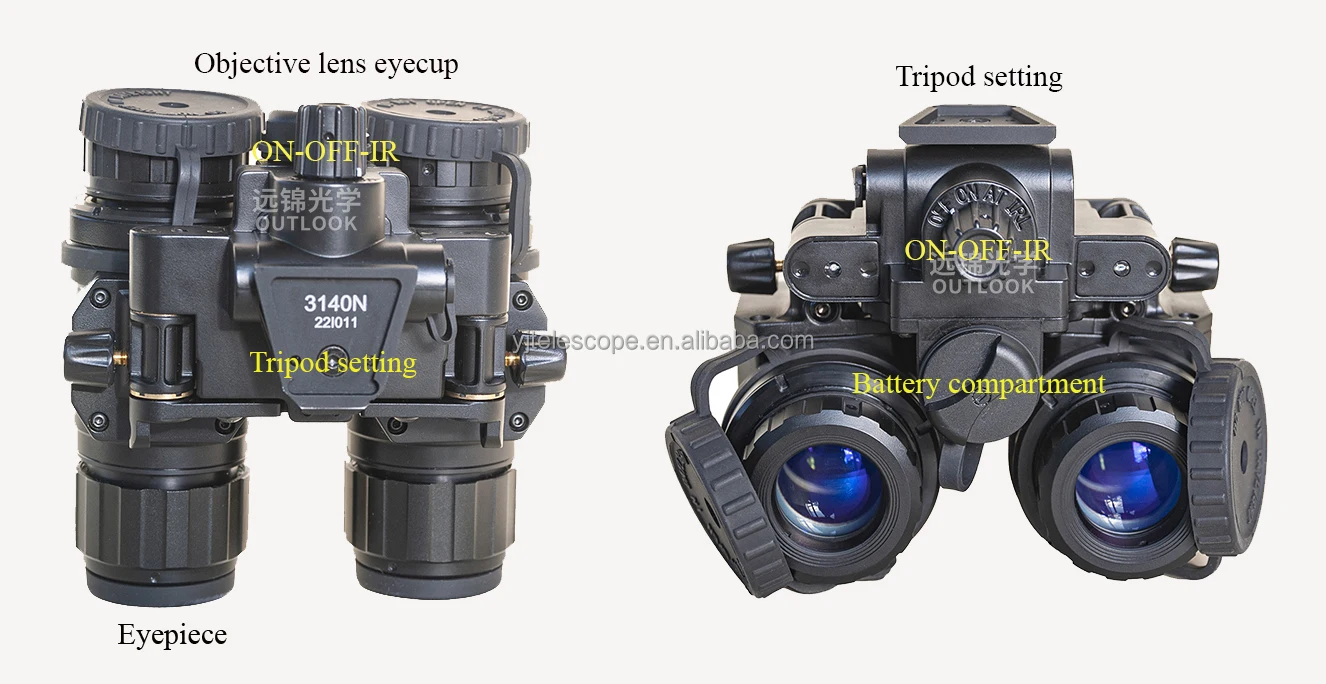 PVS-31 Night Vision Goggles - Gen.2+ Image Intensifier
