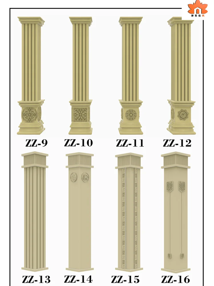 Decorative Concrete Columns Molds Concrete Pillar Molds for Sale ...