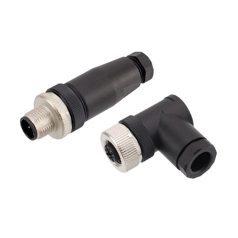 Wholesale IP67 Waterproof M12 4pin 17pin Straight Male Right Angle ...