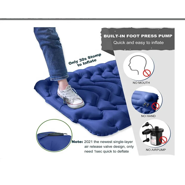 Automatic Camp Winter Sleeping Inflatable Pad Ultralight Waterproof ...
