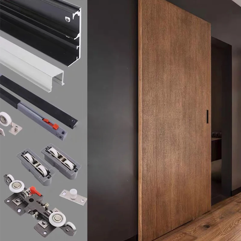 Easy Installation Adjustable Wardrobe Sliding Door Buffering Hanging ...