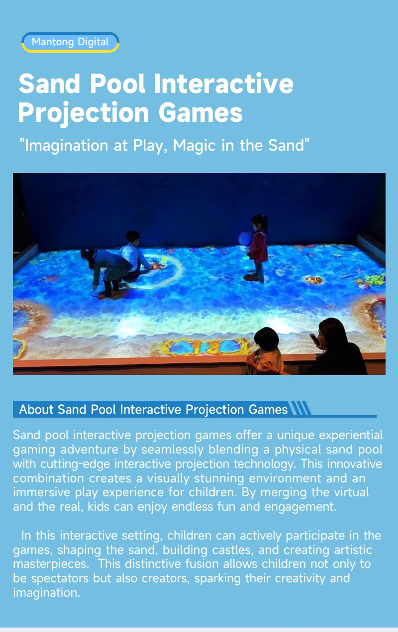 Smart Interactive Sand Pool Projection Games Interactive Animated ...