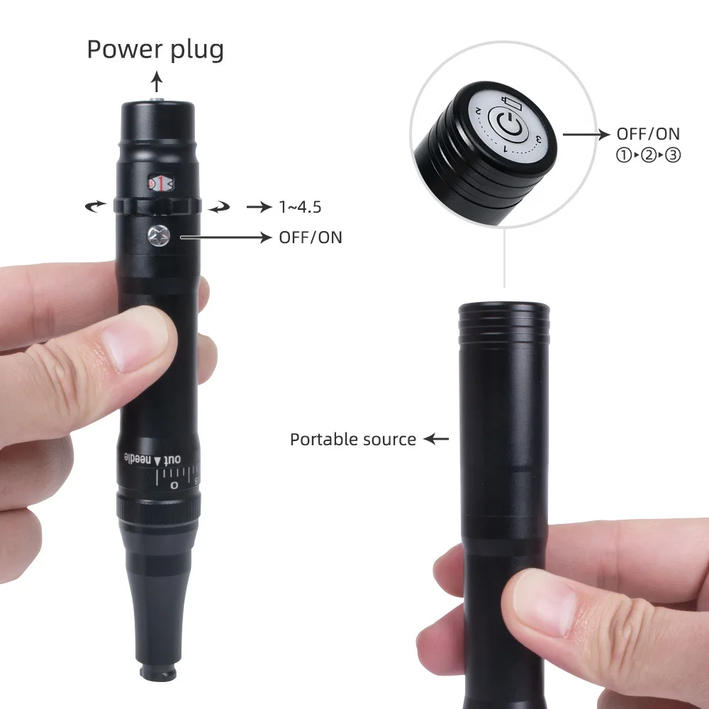 OEM Electric Microblading Machine Adjustable Needle Length Semi ...