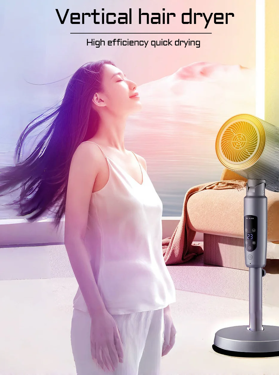 Portable Vertical Hair Dryer High Efficiency Quick Drying Table Fans Ac ...