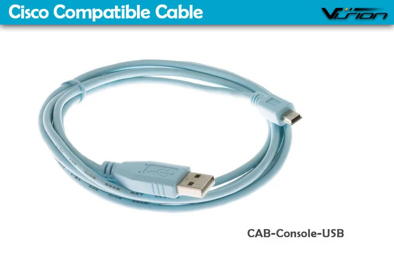 Cisc0 Cab-console-usb Console Cable 1.8m Usb Type A To Mini-usb Type B ...