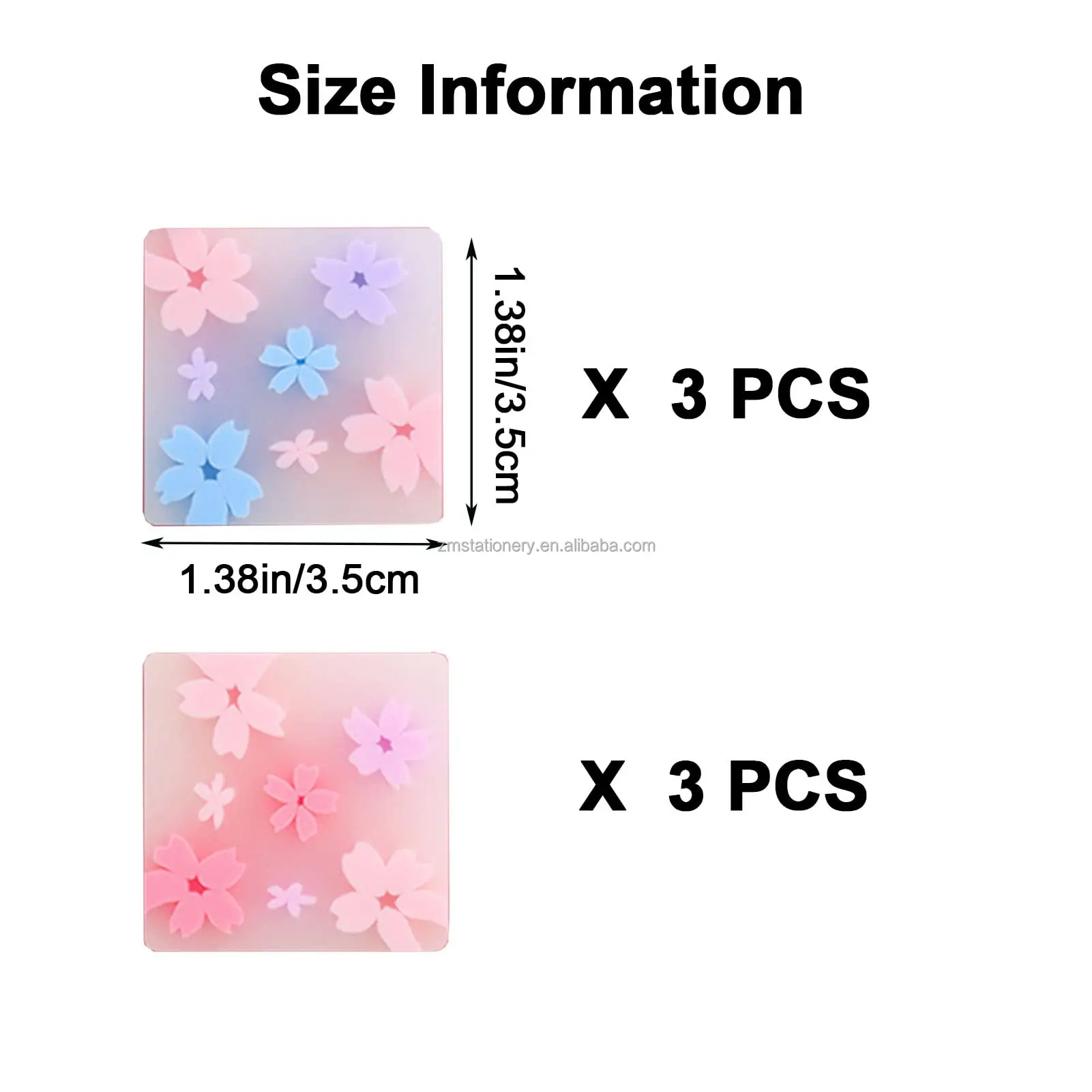 Customize Wholesale Kawaii Girl Pink Artists Flower Erasers Cherry ...