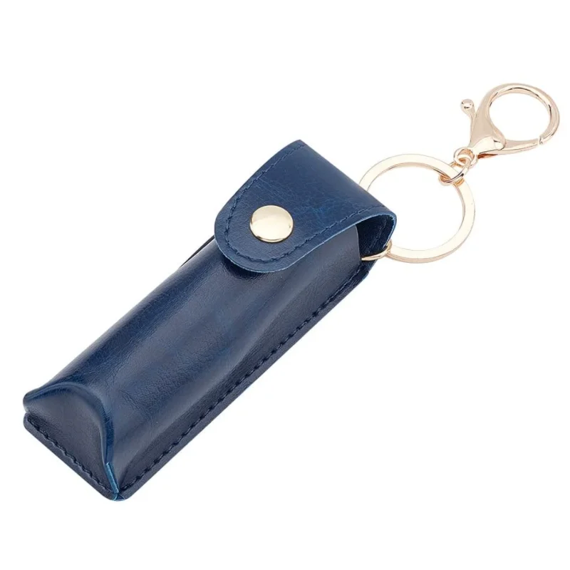 Chapstick Keychain Holder 6.3 Inch PU Leather Clip-on Lipstick ...
