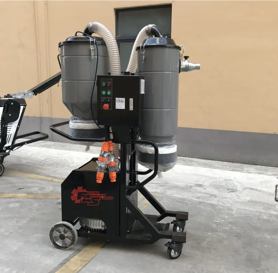 V7 Industrial Three-Phase Dust Extractor Vacuum Cleaner with HEPA ...