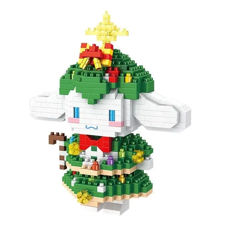 Diy Mini Blocks Cartoon Rabbit Dog Anime Collection Building Toy Bricks ...