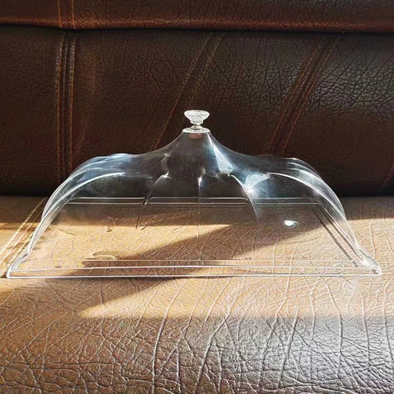 Transparent Lucite Cake Box - Personalized Acrylic Tray