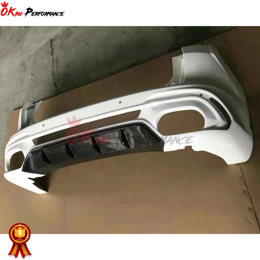 Quadrifoglio Style Style Rear Bumper For Alfa Romeo Stelvio Body Kit ...