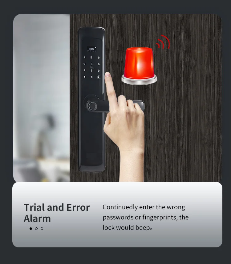 Smart Home Door Lock House Safty Waterproof Electronic Smart Lock Pull ...