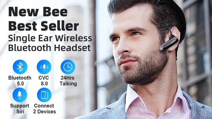 New Bee Qcc Chip 24hrs Talking Time Handsfree Bluetooth Phone ...