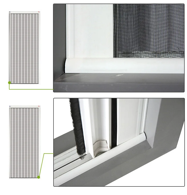 Aluminium Retractable Mosquito Net Roller - Insect Screen Window