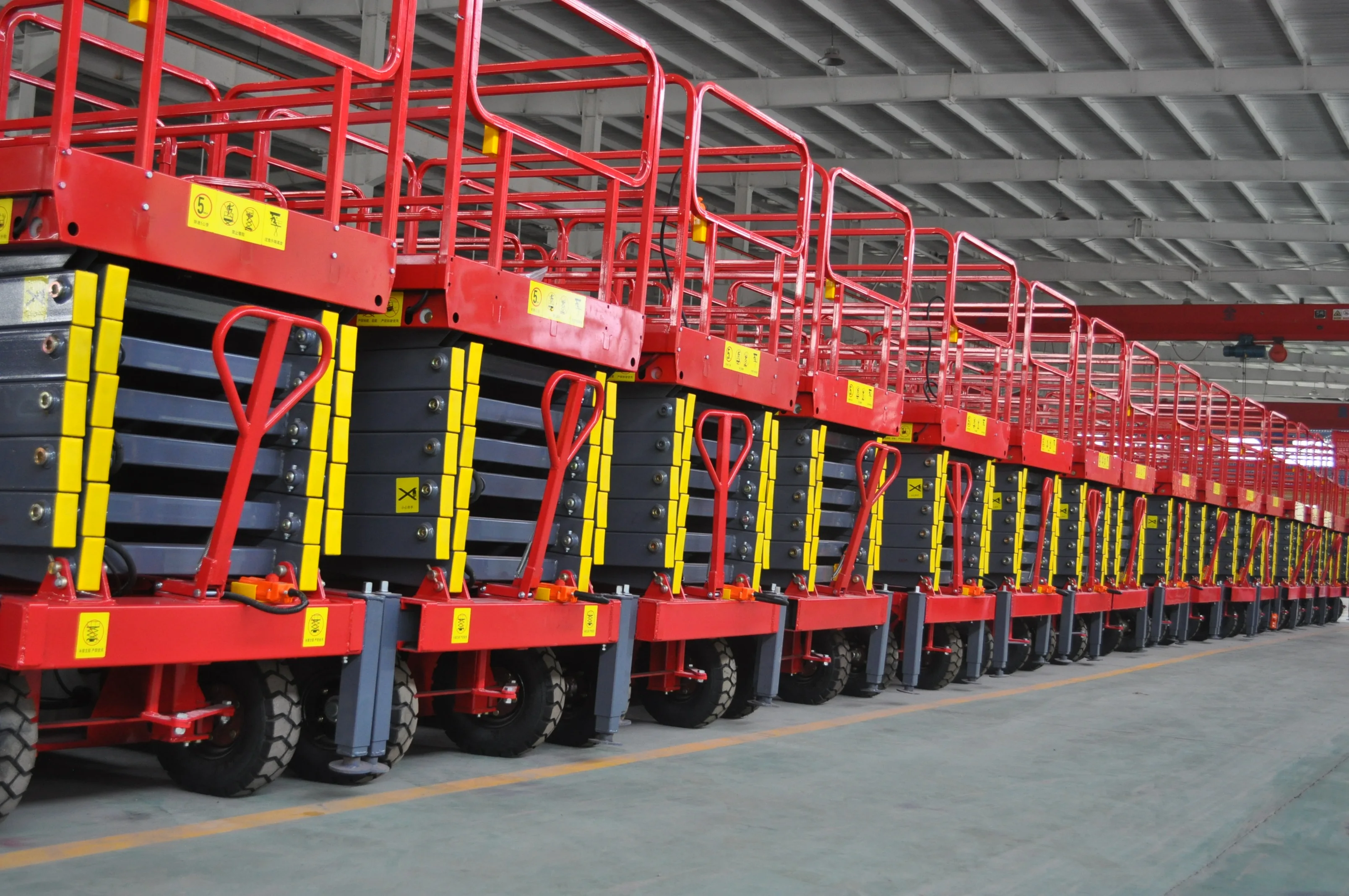 10m Outdoor Aerial Work Platform with Outriggers Electric Hydraulic ...