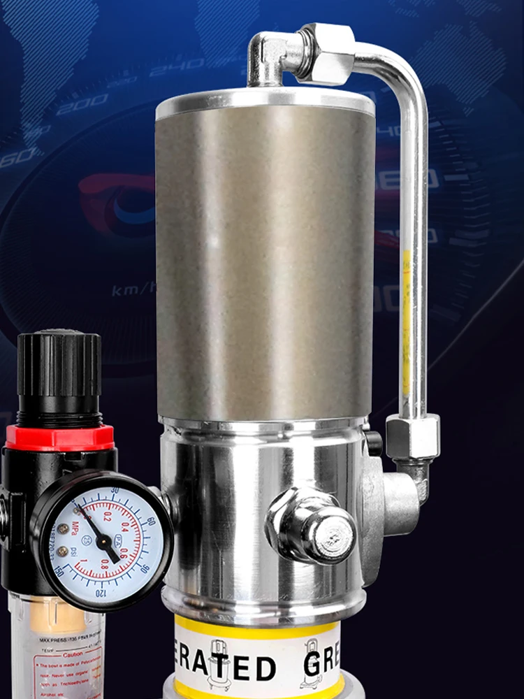 Air Operated Grease Dispenser Pneumatic Lubricator Bucket Pump 12L ...