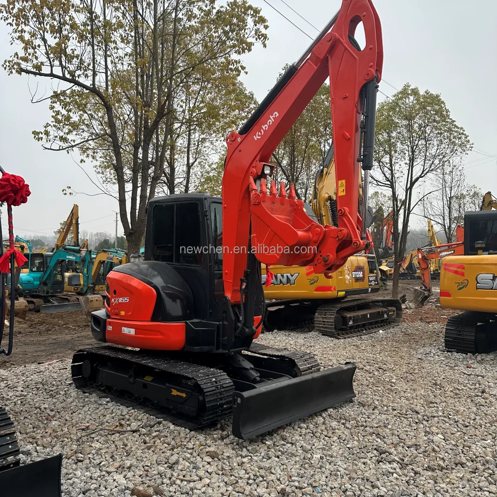 Japan Used Kubota Kx165 Hydraulic Excavators Kubota KX165-5 KX 165 6 ...