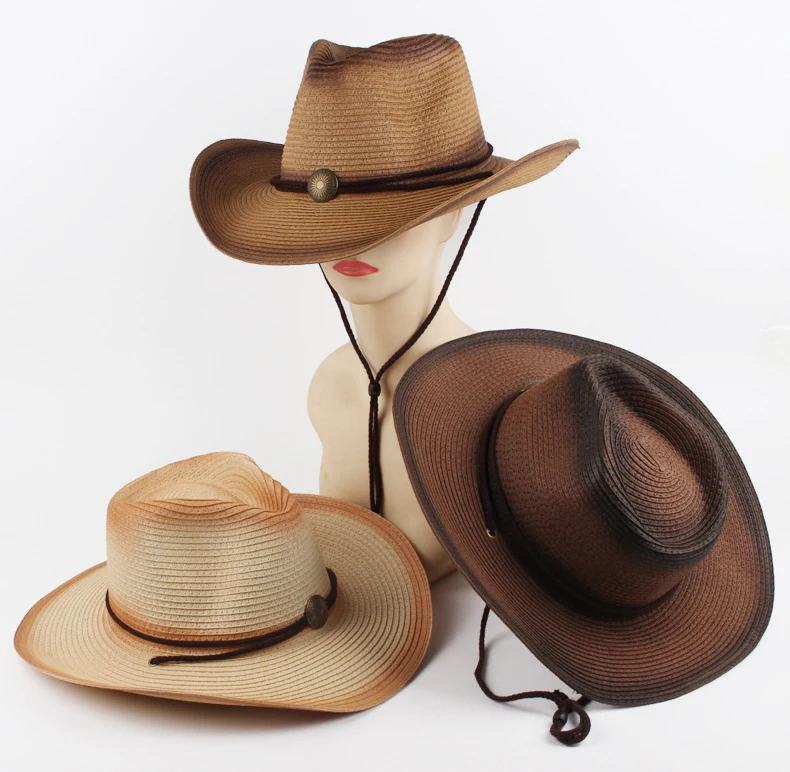 Bulk Sombrero Woven Fishing Wide Brim Women's Panama Paper Straw Fedora ...