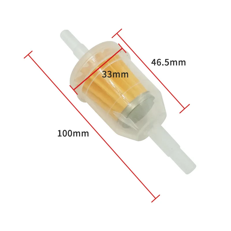 Universal Inline Gas/Fuel Filter 6MM-8MM 1/4" for Lawn Mower Small ...