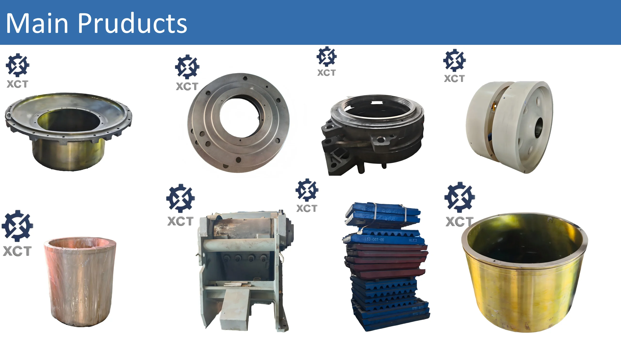 High-Strength Steel Shaft Housing - Universal Crusher Spare Accessory ...