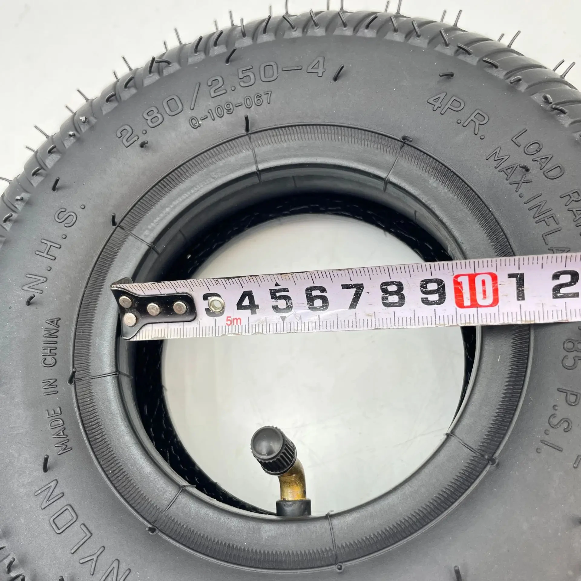 9 Inch Three-wheeled Four-wheeled 2.80/2.50-4 Pneumatic Tires Elderly ...