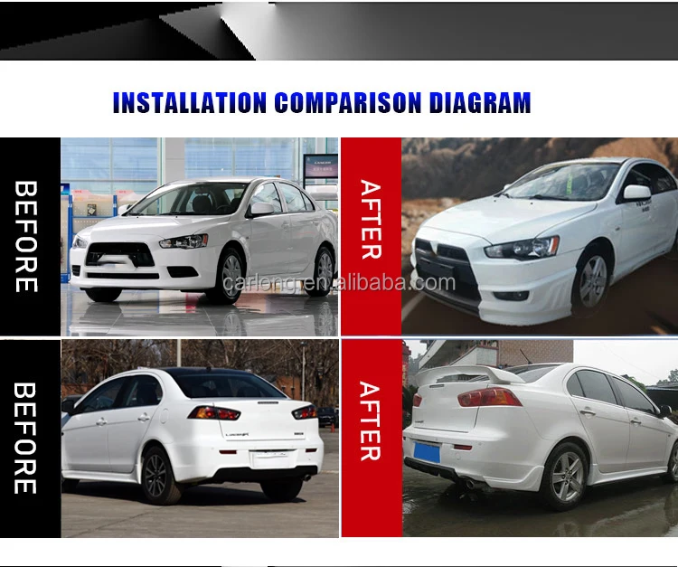 Car Body Kit for Mitsubishi Lancer Ex (2009-2013) - Singapore Style ...