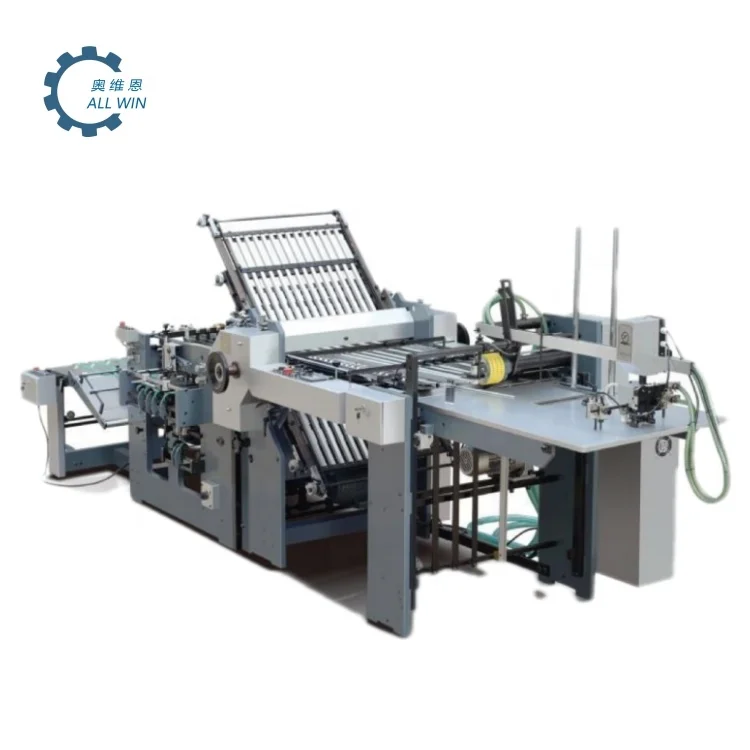 Heavy Duty Fully Automatic Paper Creasing and Folder Folding Machine ...