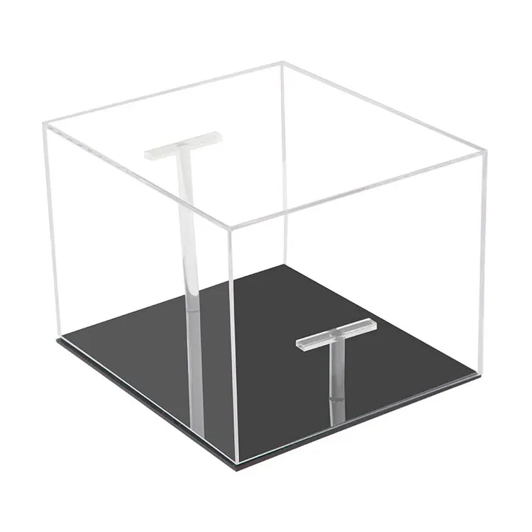 Custom Clear Acrylic Hat Boxes Baseball Football Cap Display Case ...
