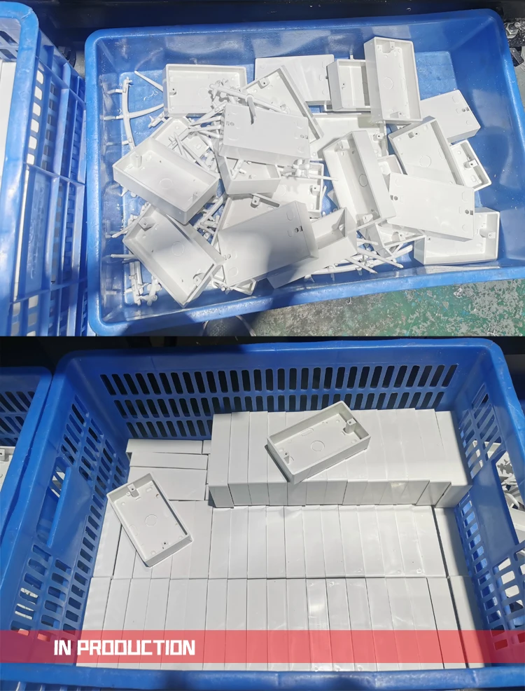 3x3 3x6 4x2 4x4 New Pvc Knockout Switch Box Outlet Enclosure Bottom Box ...