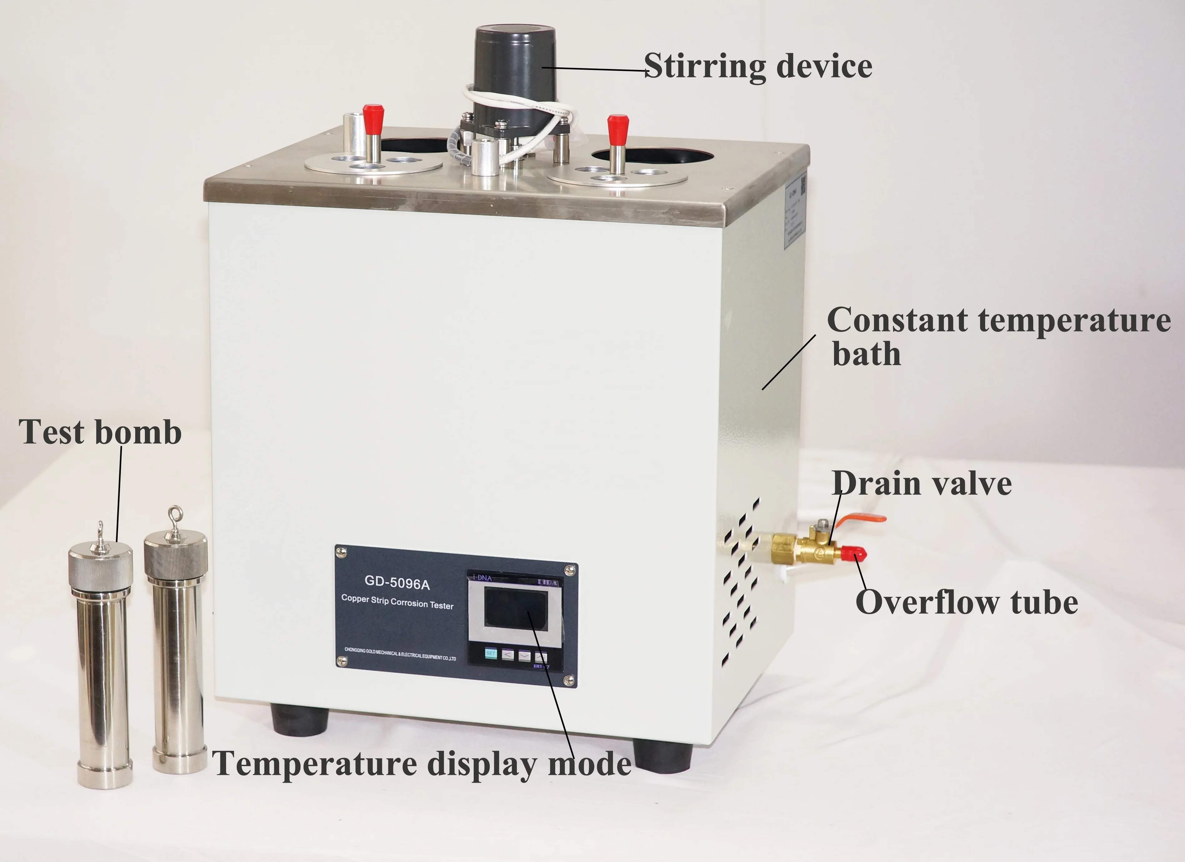 ASTM D130 Copper Strip Corrosion Tester - Accurate Temperature Control ...