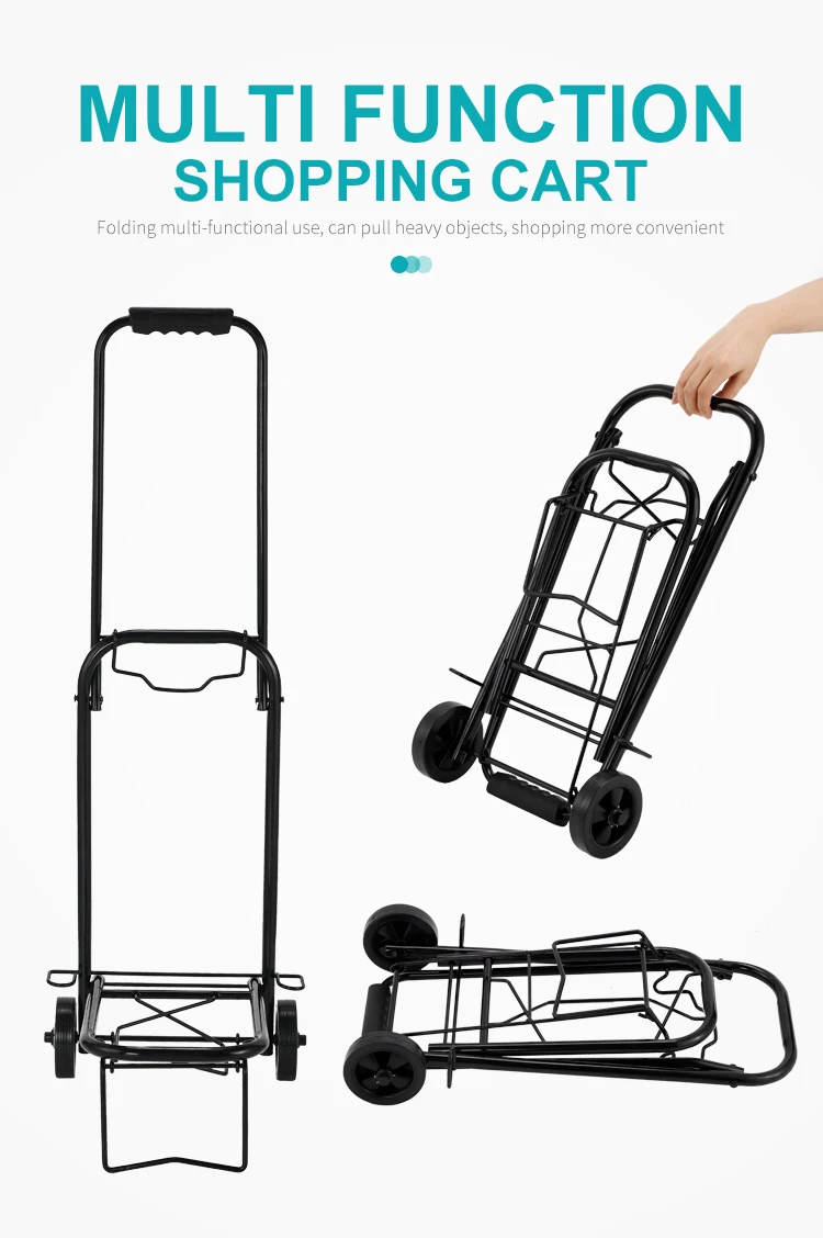 Multi-functional Portable Folding Luggage Smooth Folding Trolley Cart ...
