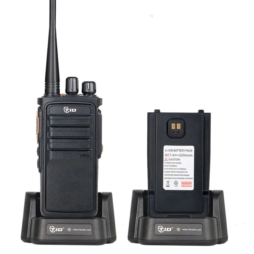 Tid Td-v712 Uhf Vhf Analog Wakie Talkie Vhf/uhf Handheld Two Way Radio ...