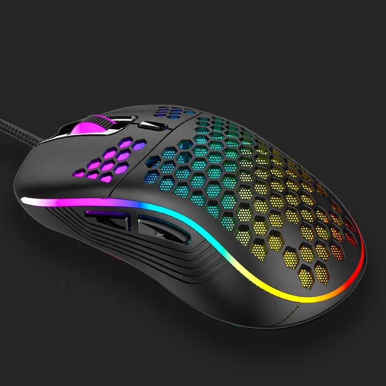 Wholesale Optical Wired Led Gaming Mouse Lightweight Beehive Profession ...
