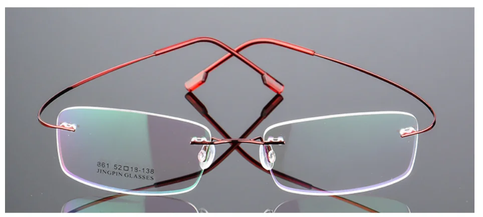 2025 New Rimless Executive Optical Glasses Beta Titanium Frame