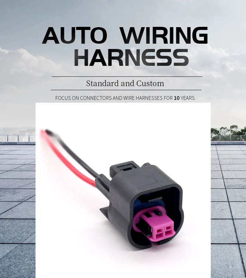 15336004 Delphi 150 Series Female 2 Pin Connector Sensor Cable And Wire ...