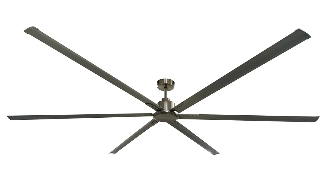 Industrial 120 Inch Big Fan Ceiling 6 Aluminum Blades Dc Motor Large ...