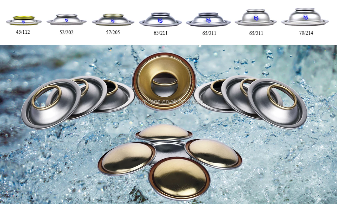 One-stop Service Aerosol Can Cone And Dome Size & Color Customization ...