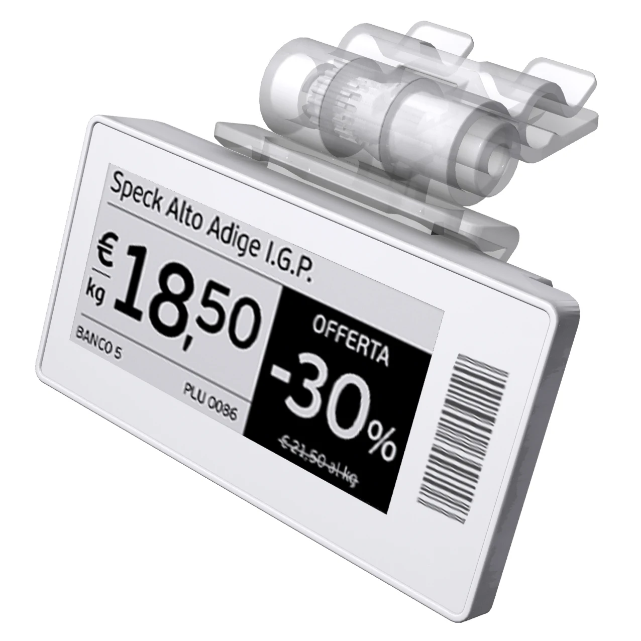 Electronic Shelf Price Tag Label Holder Solutions 3~8mm Peg Hook/wire ...