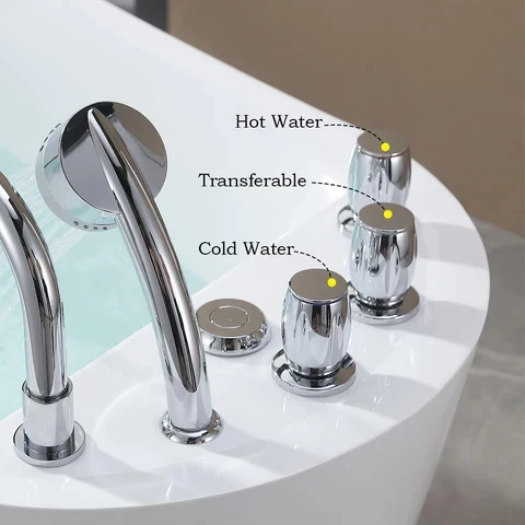 Luxury UPC Modern Style Indoor Solid Surface Acrylic Bathtub