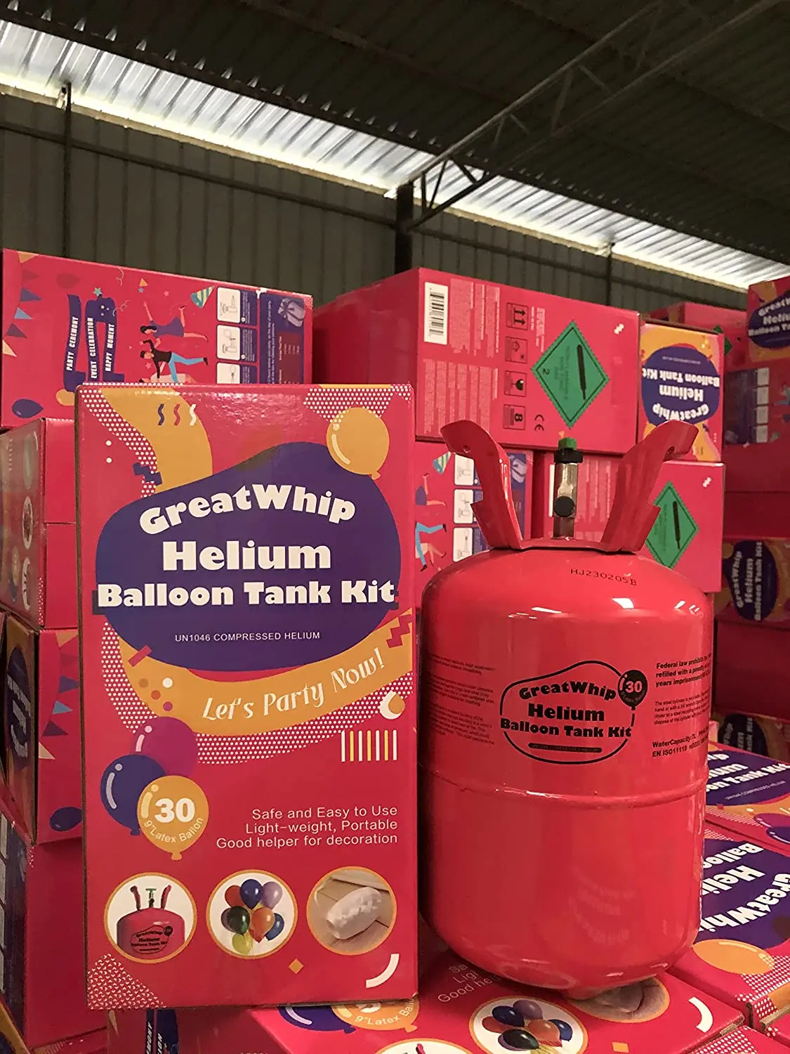 Greatwhip 7l 30lb Wholesale Helium Gas Cylinder Helium Balloon Gas - Buy Blue Helium Gas ...