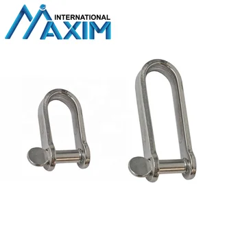 304/316 Grade Stainless Steel Strip Flat D Shackle For Boat - Buy Flat ...