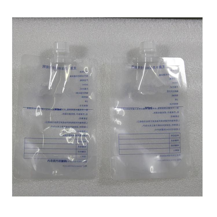 Laboratory Water Sampling Collection Sterile Sampling Bags Disposable ...