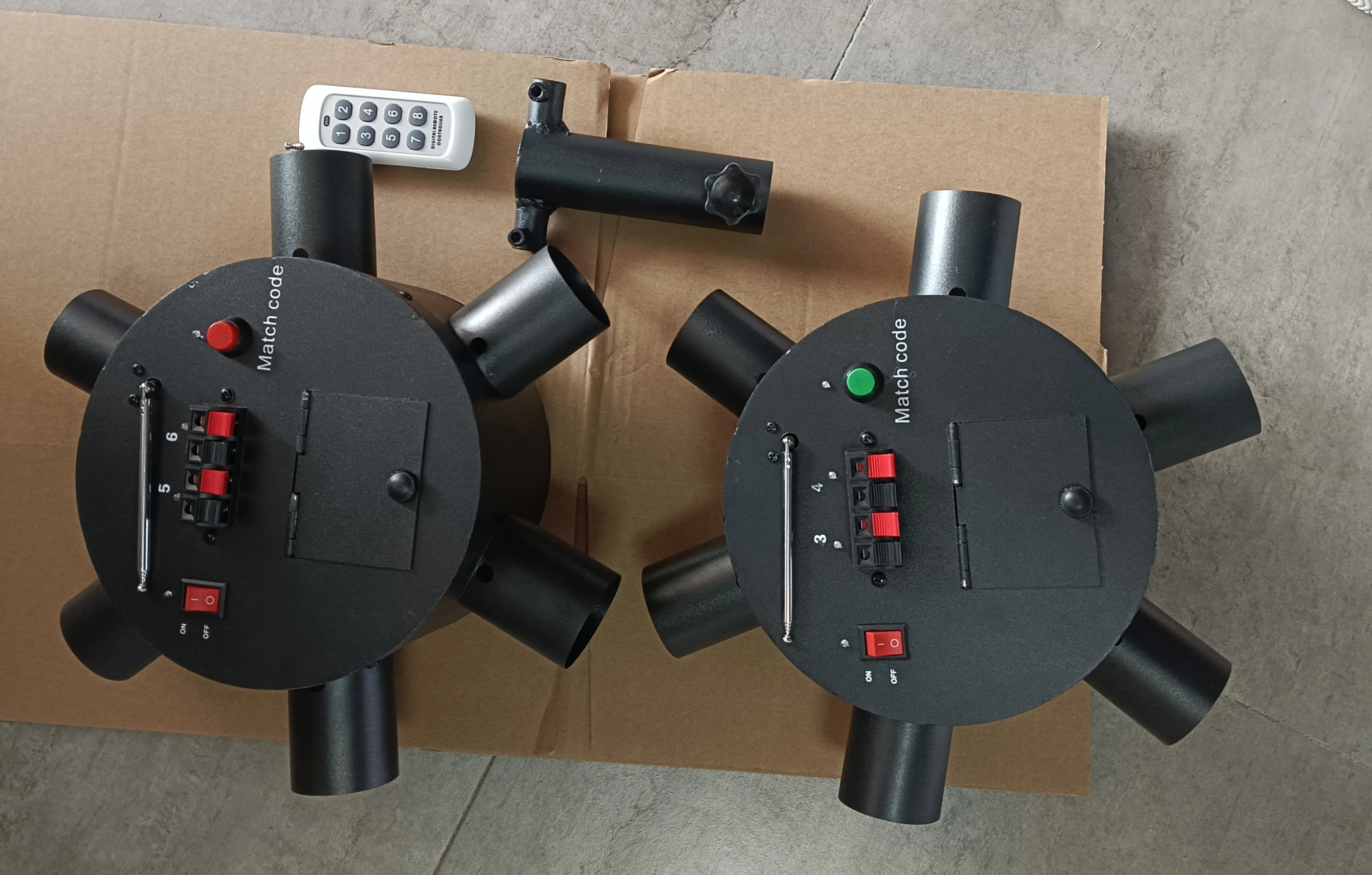 12 Cue 12 Channel Circle Shape Rotate Double Wheel Wireless Remote ...