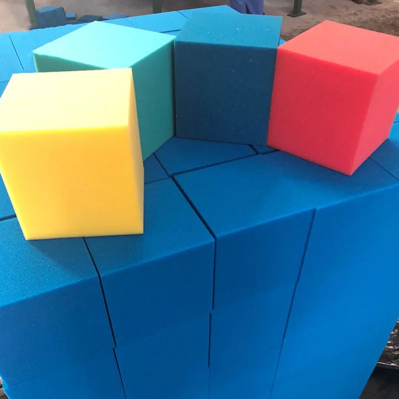 Colorful Trampoline Park Foam Blocks - Bulk & Customizable