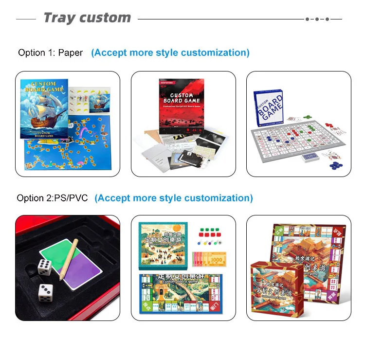 Custom Board Game Boxes - Design Your Dream Infographic