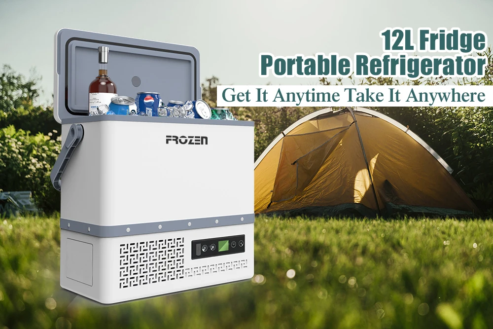 Small Refrigerator 12v Portable Ice Freezer 12l Car Fridges For Camping ...