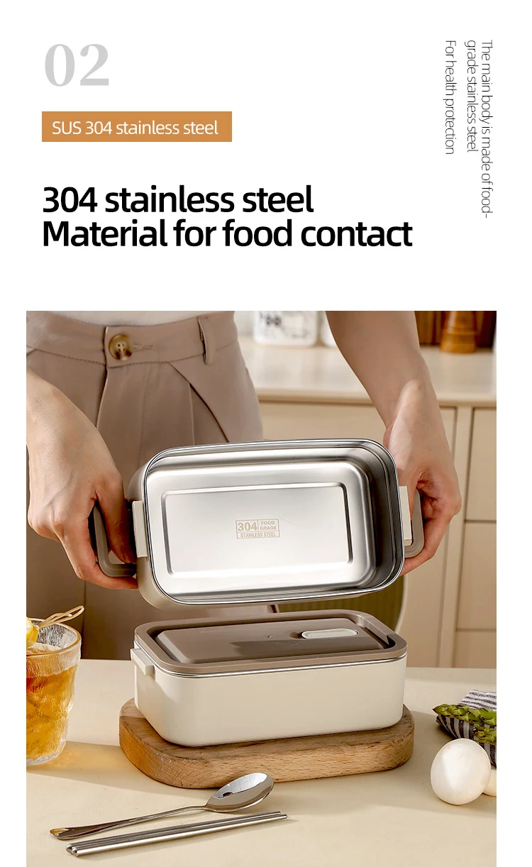 Custom Stackable Insulated Plastic Bento Box With Bag Thermal Stainless ...