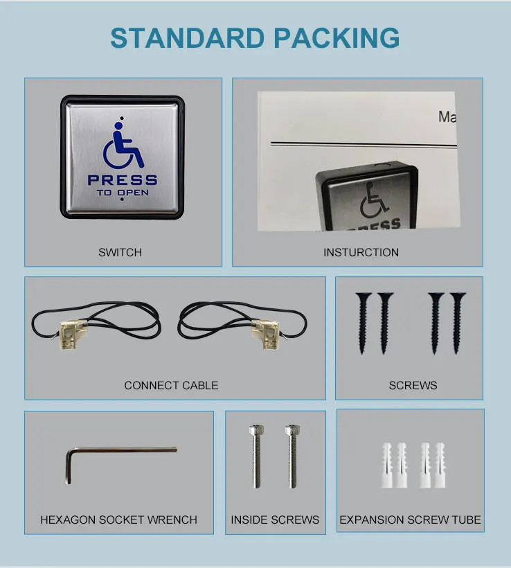 Automatic Door Wired Disabled Switch for the Disabled (PB09)